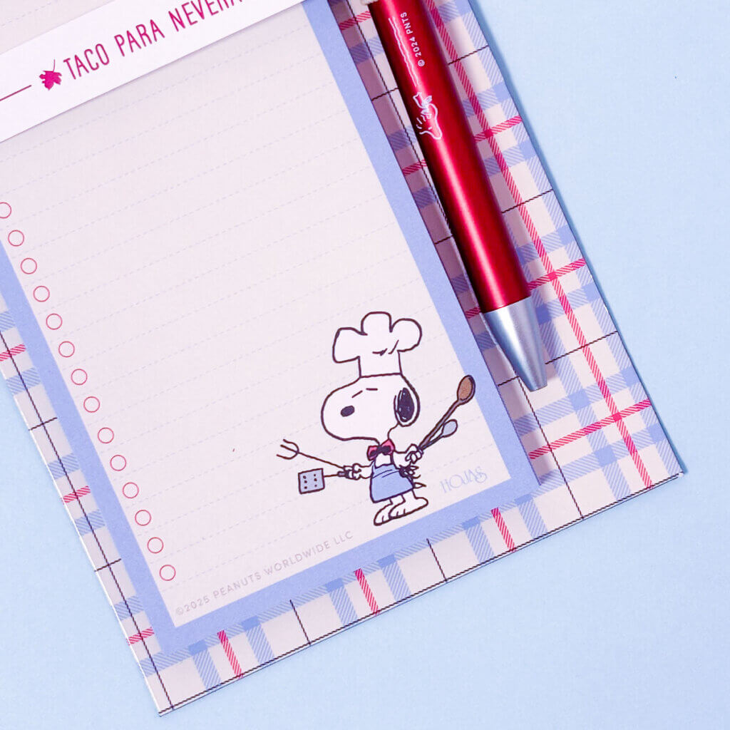 Taco Nevera Snoopy - Hojas